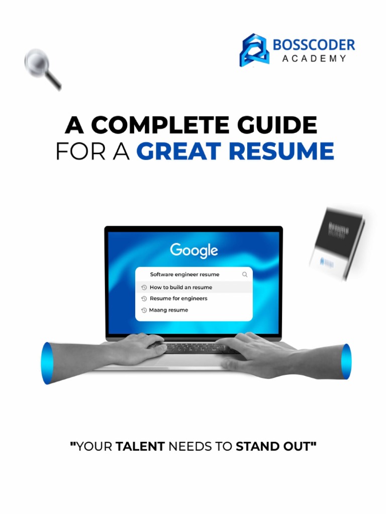 Resume Guide With Free Templates By Bosscoder Academy 1 Pdf