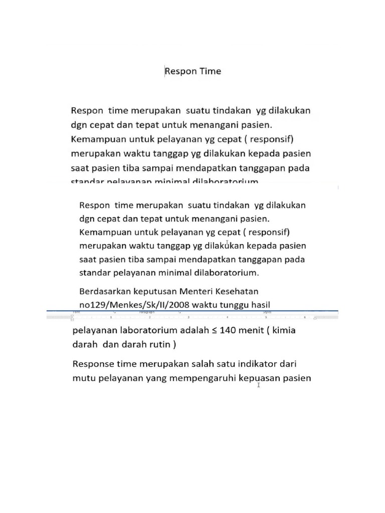 Manlab TM 11 Respon Time Dan TAT | PDF