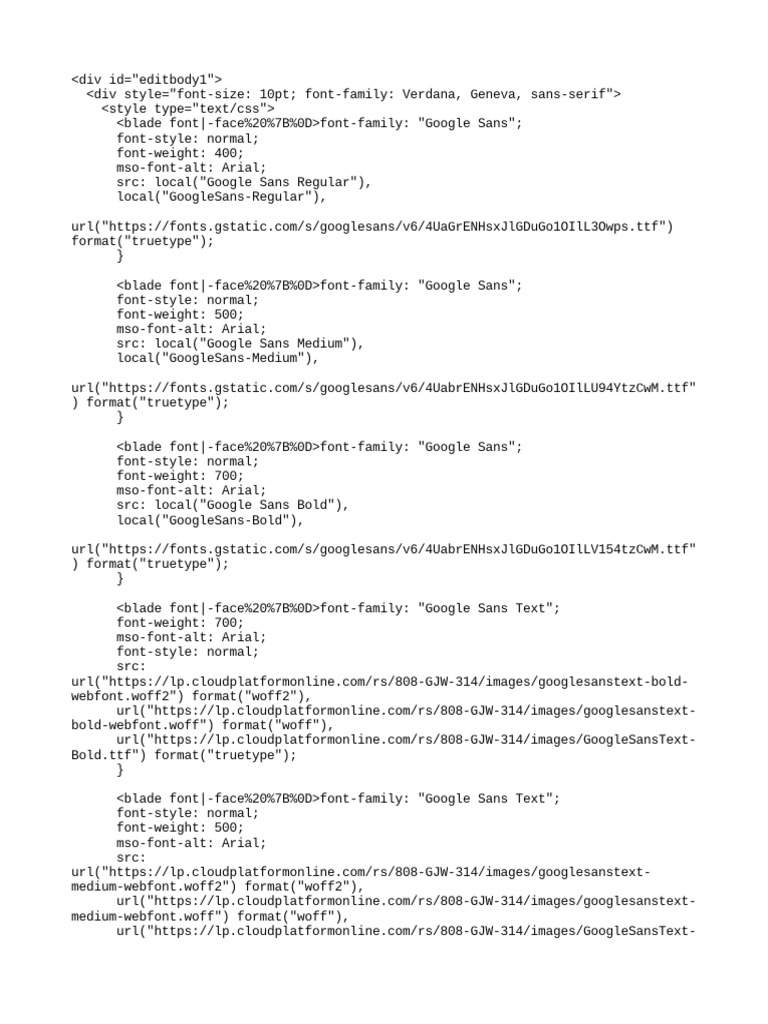 Email Campaign - Source Code | PDF