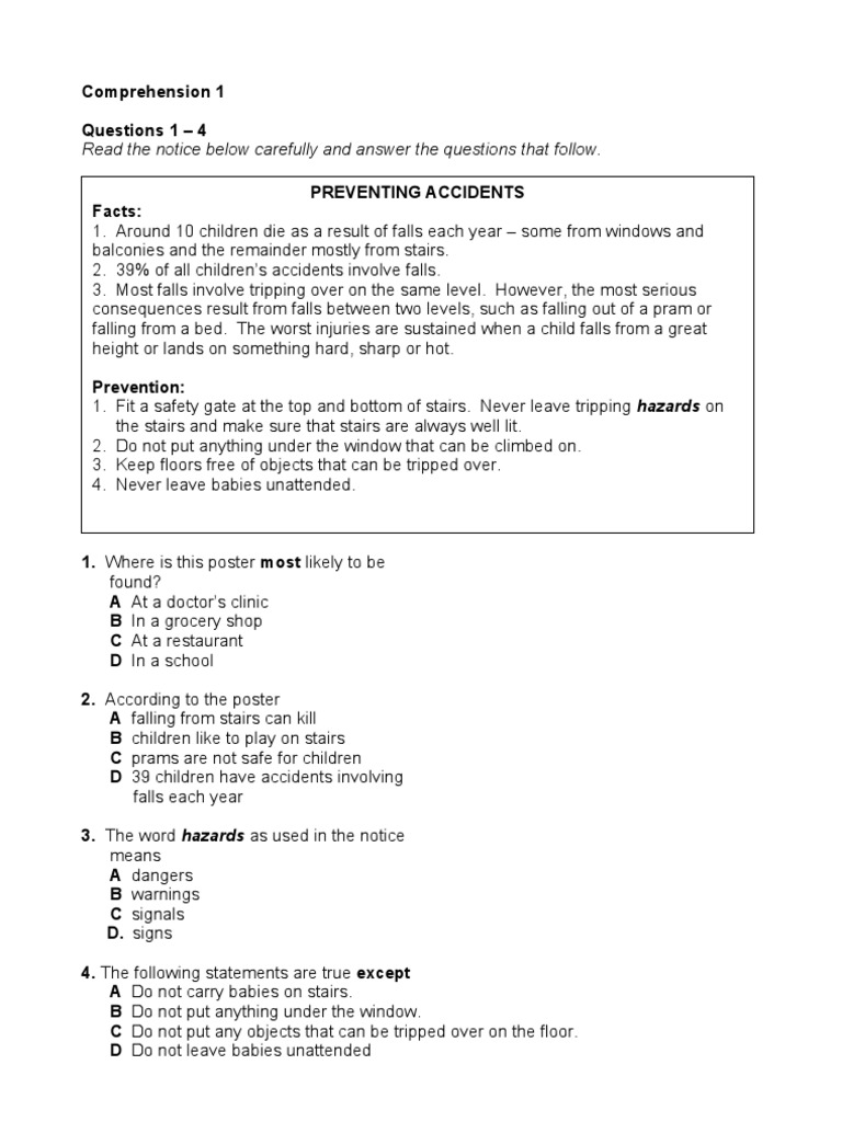 Modul SOLAR PMR PERAK - Paper 1 (Section D - Comprehension) | PDF ...