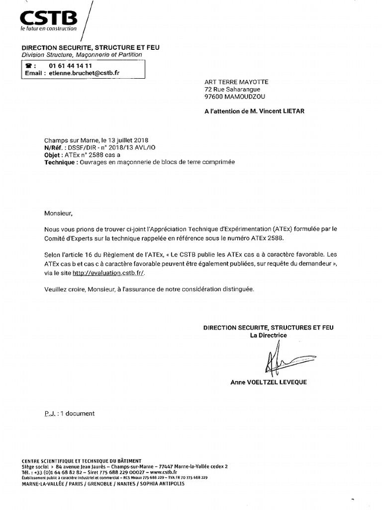 Avis CSTB Atex | PDF