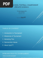 Sample Sports Event Proposal | PDF | Games & Activities | Social Science