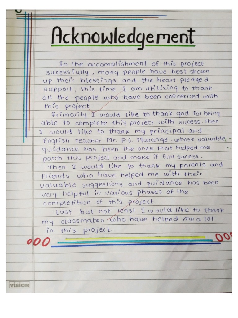 English Project Class 12 | PDF