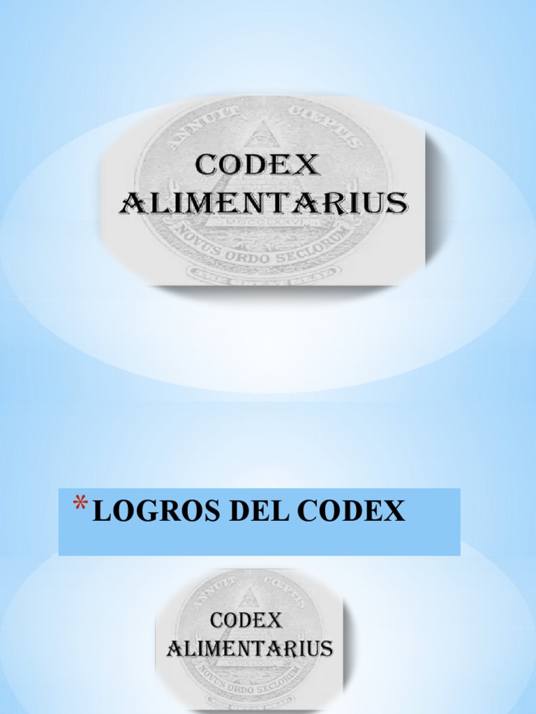 Codex Alimentarius | PDF | Seguridad alimenticia | Alimentos