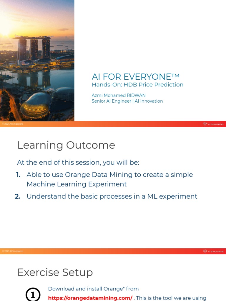AI4E Hands-On HDB Orange Slides | PDF | Mean Squared Error | Regression ...