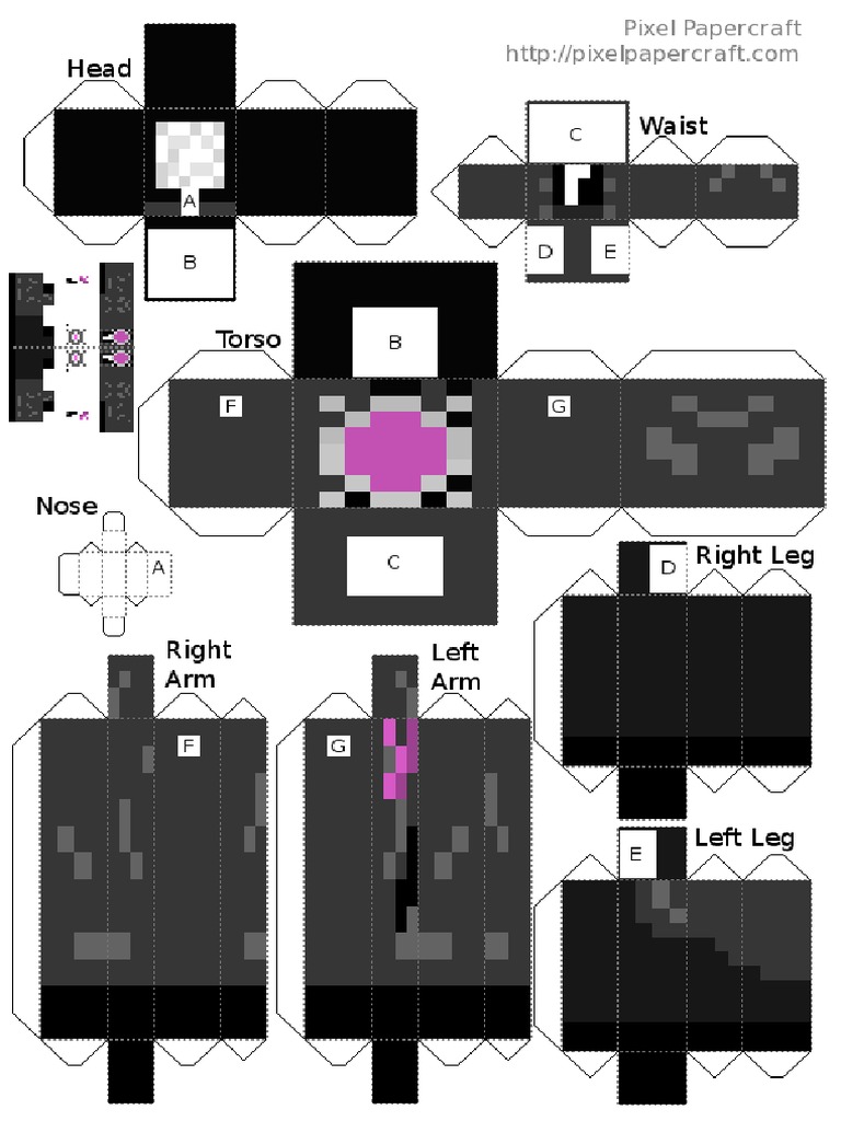 Papercraft Tv Template