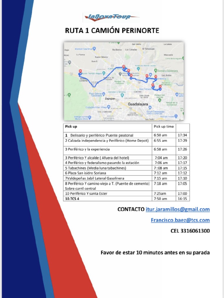 Rutas 082022 | PDF