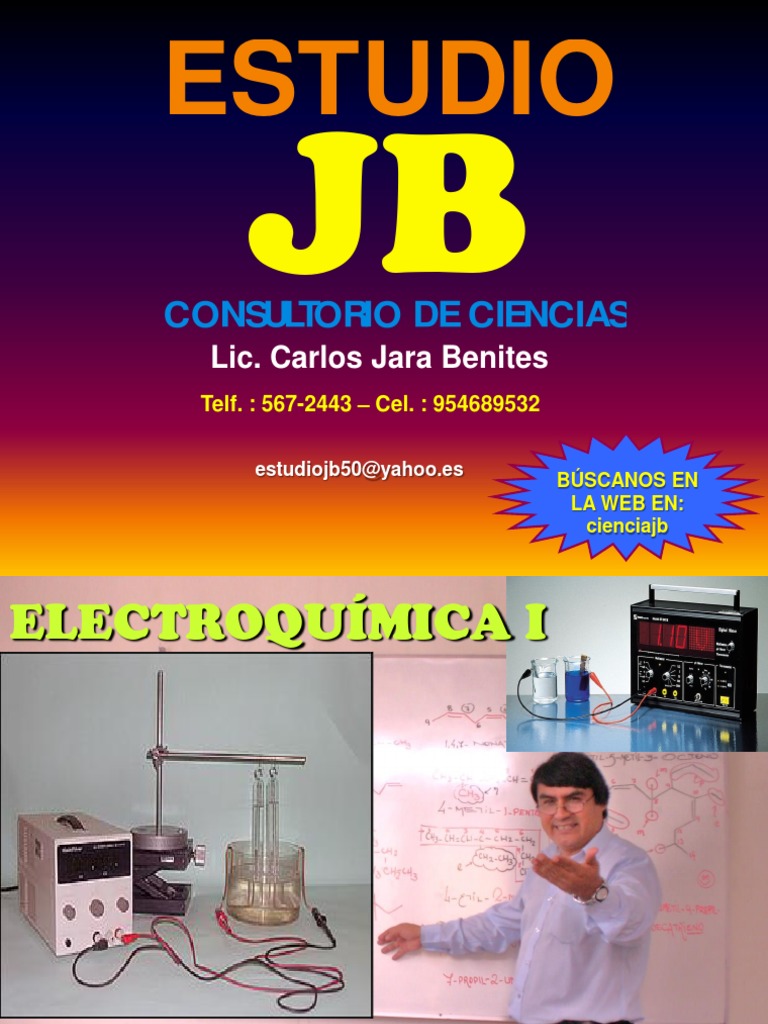 Electroquímica I - Electrólisis | PDF | Redox | Electrodo
