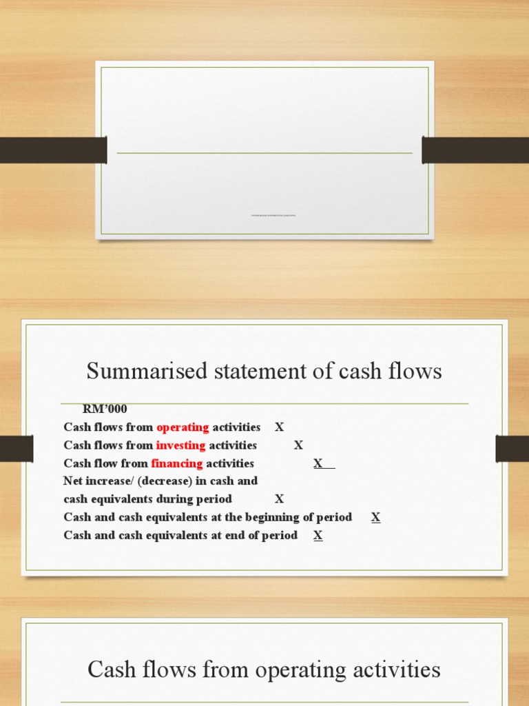 Consolidated Statement of Cash Flow | PDF | Dividend | Goodwill ...
