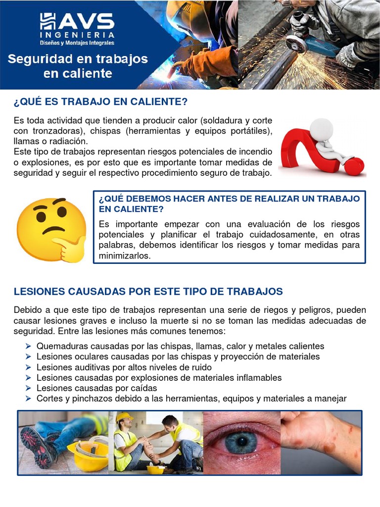 Seguridad en Trabajos en Caliente | PDF | Quemar | Piel