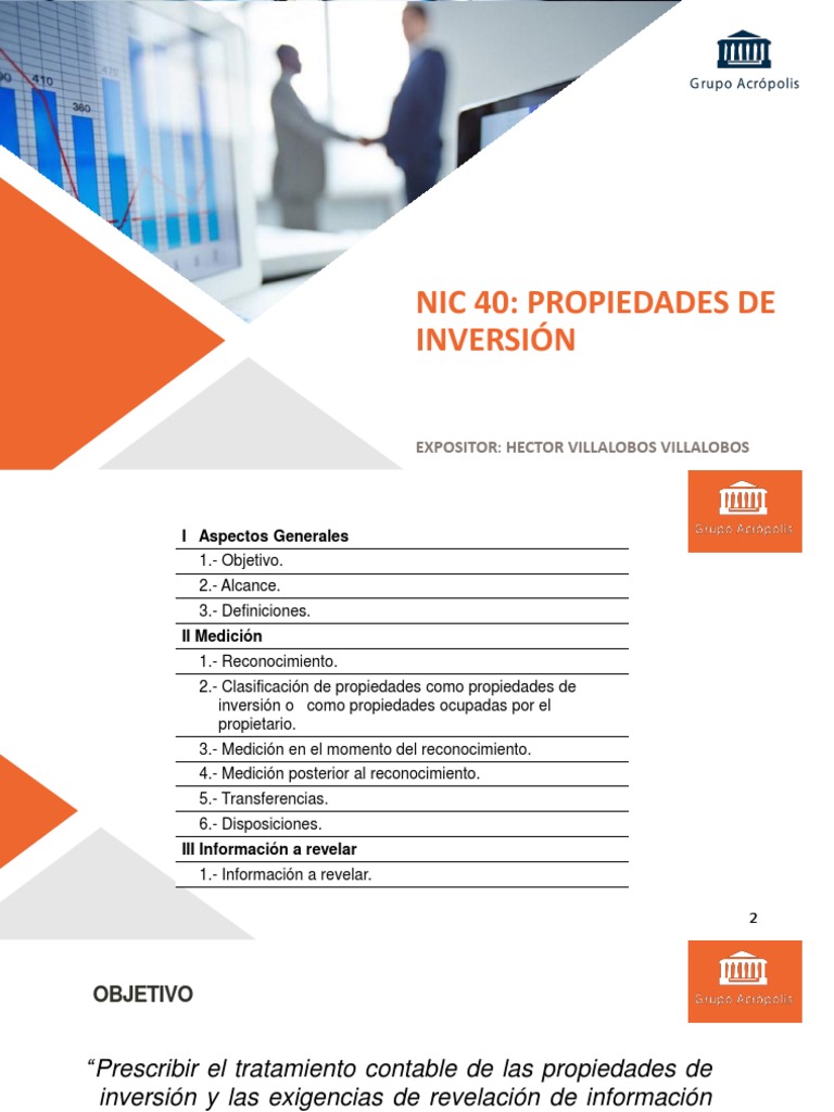 Nic 40 - Propiedades de Inversión | PDF | normas internacionales de ...