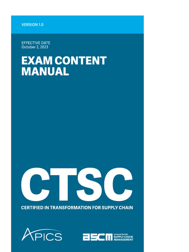 Ecm CTSC | PDF | Supply Chain | Certification