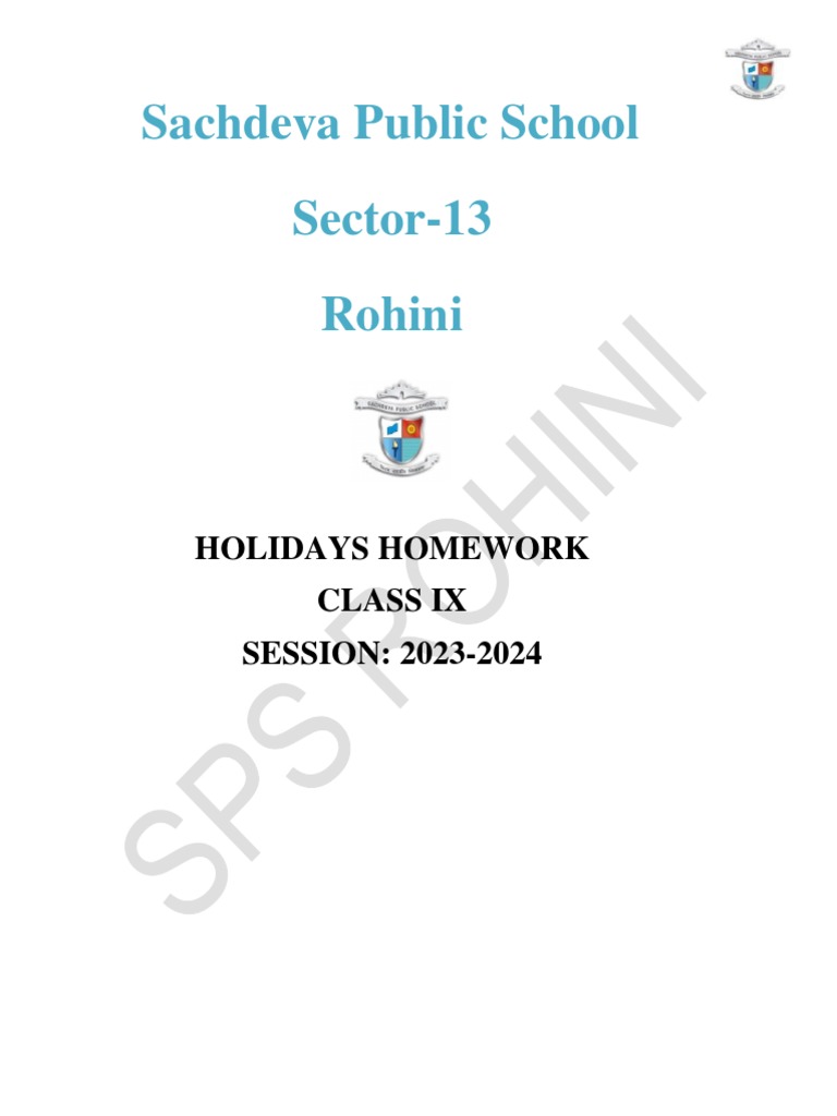 Class 9-HHW (2023-24) | PDF | Acceleration | Velocity