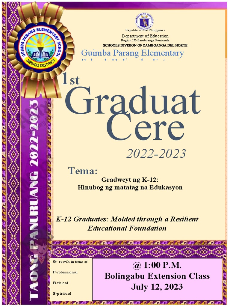 Graduation Program 2023 | PDF