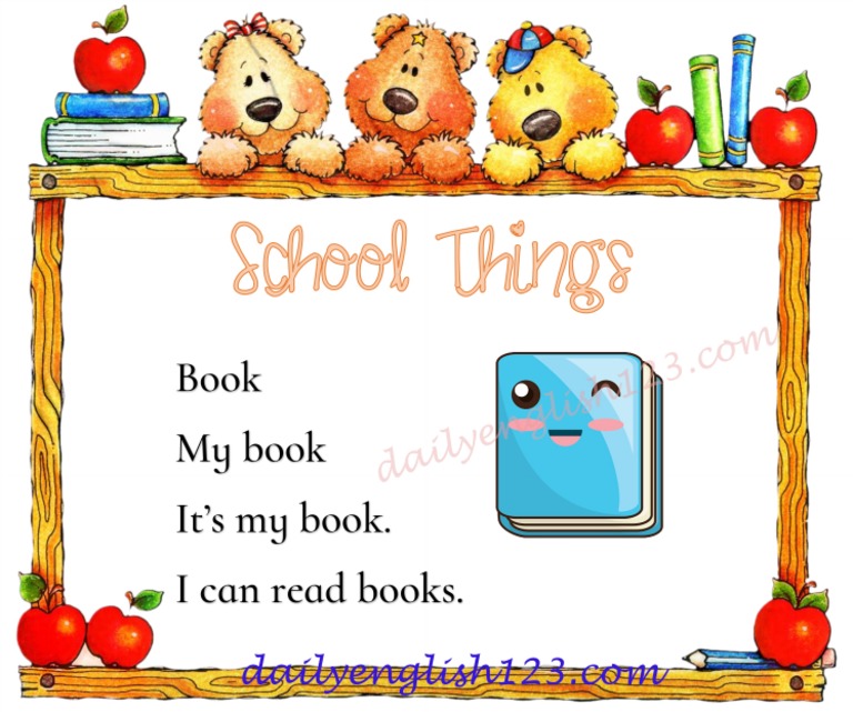 My School Things 1 | PDF