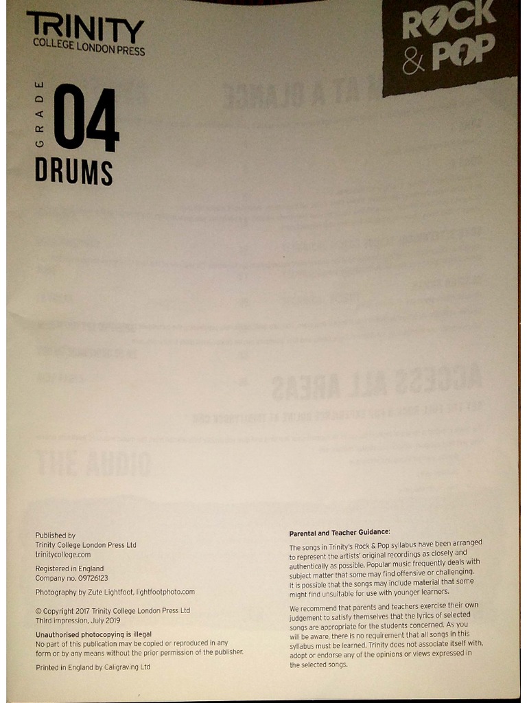 Trinity Song 1 | PDF