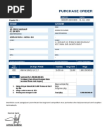 Surat Purchase Order (PO) | PDF