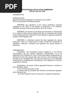 Republic Act No. 8981 PRC Modernization Act of 2000 | PDF | Licensure | Profession