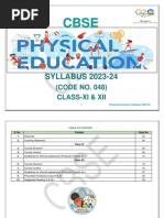 PE Syllabus | PDF | Educational Assessment | Learning