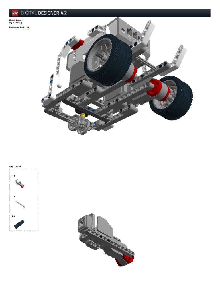 Lego Digital Designer | PDF | Vehicle Technology | Wheel