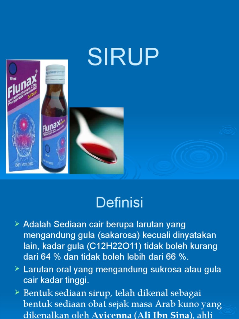 Dokumen - Tips Sirup Dan Elixir | PDF
