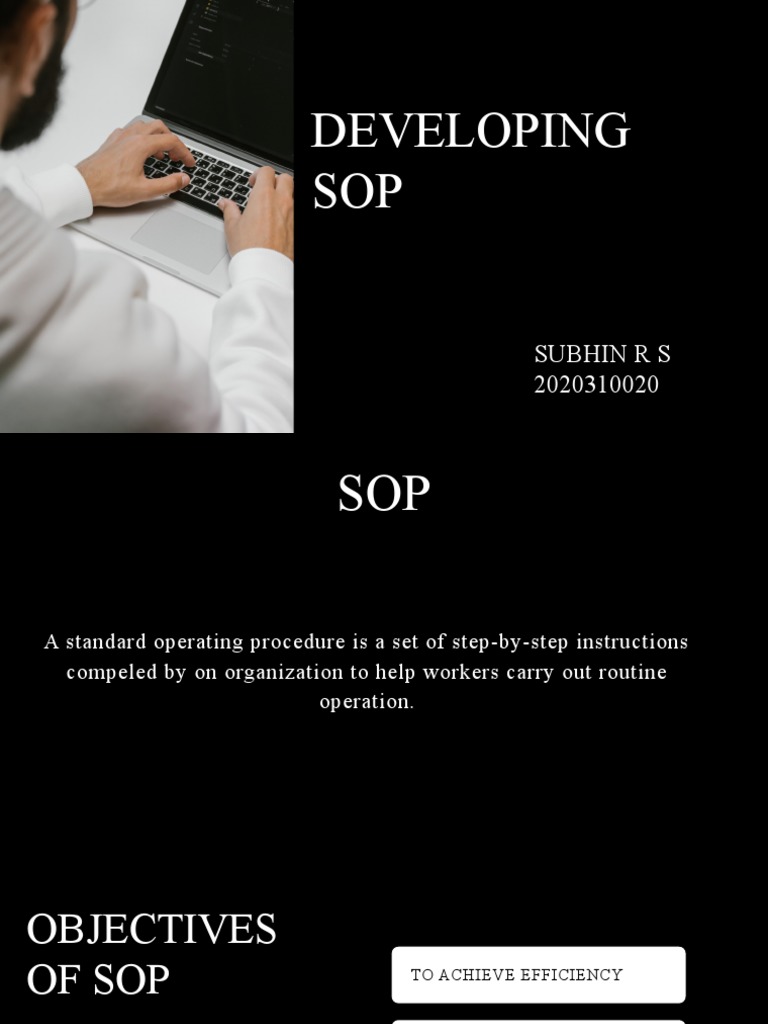 SOP Presentation | PDF | Business | Systems Engineering