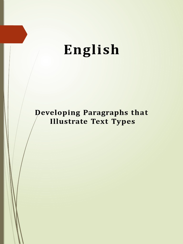 Developing Paragraph | PDF