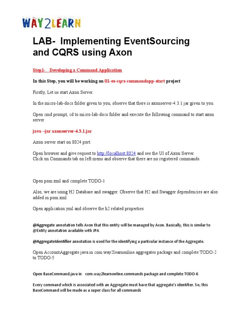 14 Eventsourcing Cqrs | PDF | Java (Programming Language) | Software Engineering