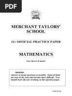 Grade 8 Mathematics Term 1 2025 Opener Exam | PDF | Mathematics