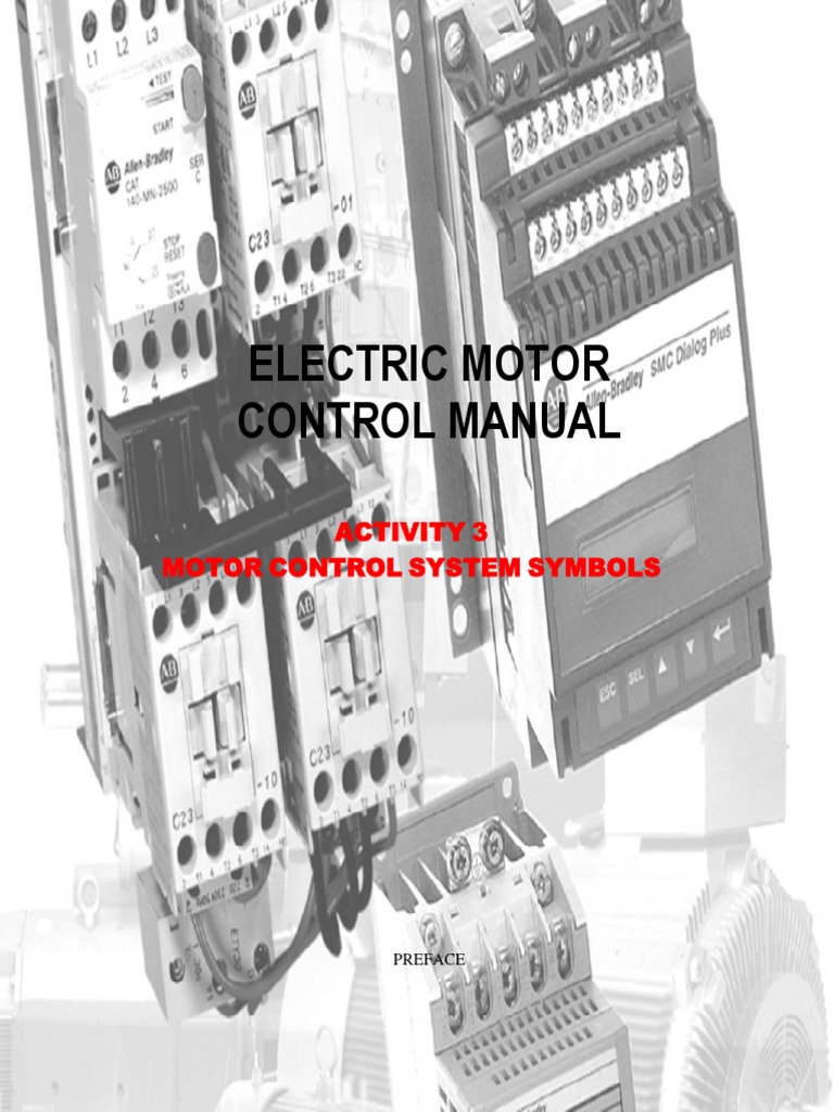 Motor Control System Symbols Guide | PDF | Relay | Switch