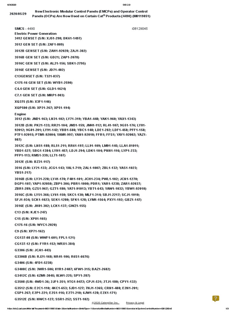 New EMCP and OCP Panels | PDF | Systems Engineering | Electrical ...