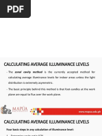 Lumen Method Calculation | PDF | Lighting | Optics