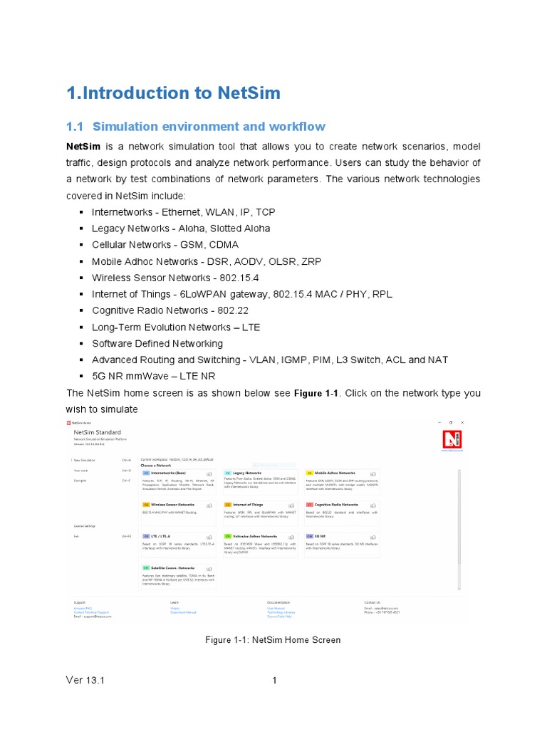 Introduction To NetSim | PDF | Computer Network | Simulation