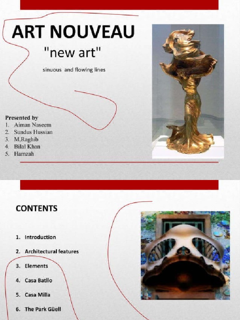 Module 1 Part 2 Art Nouveau Pdf
