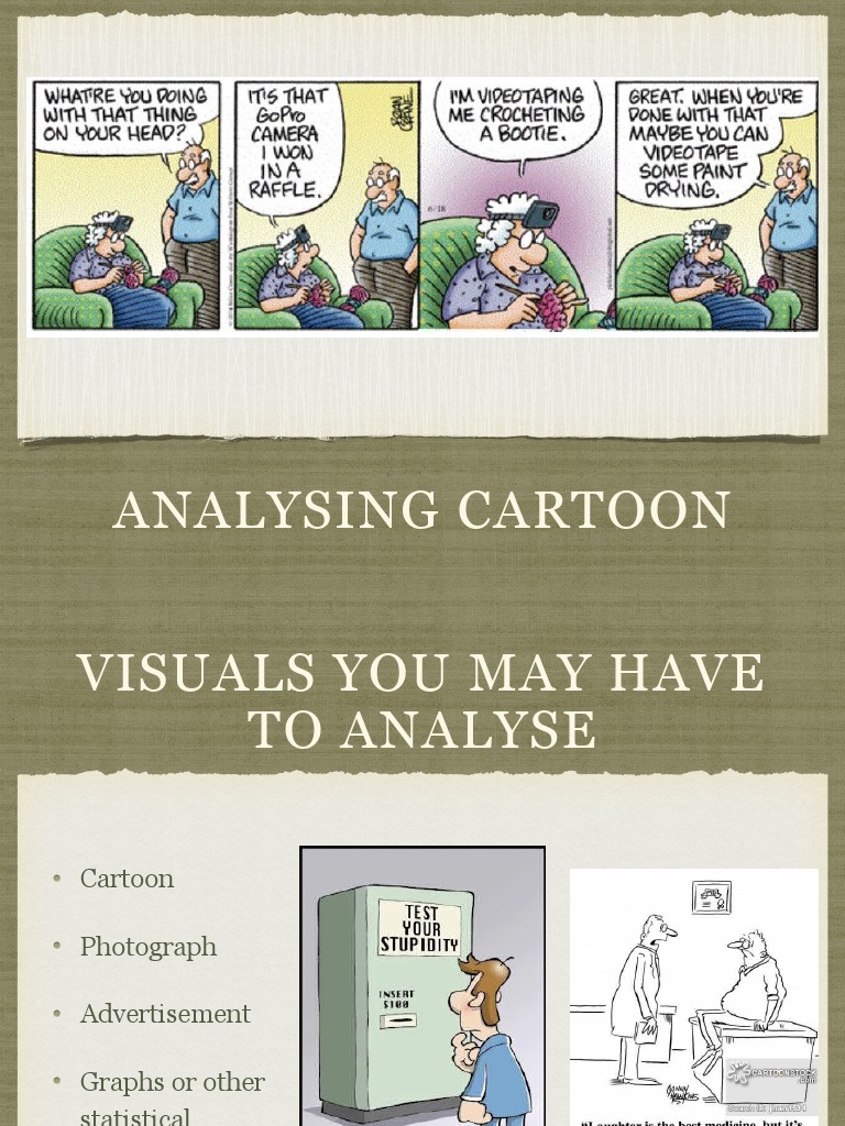 Analysing A Cartoon | PDF | Irony | Cartoon
