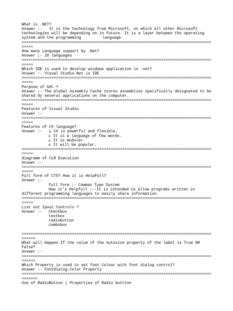 What Is Pdf C Sharp Programming Language Computing