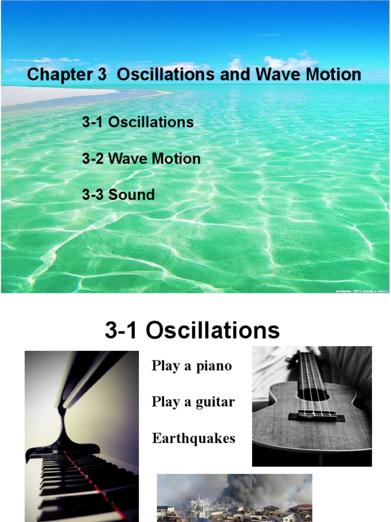 Chapter3 1 Oscillation | PDF | Oscillation | Applied And Interdisciplinary Physics