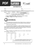 Q2 Mathematics 10 - Module 1 | PDF | Polynomial | Mathematics