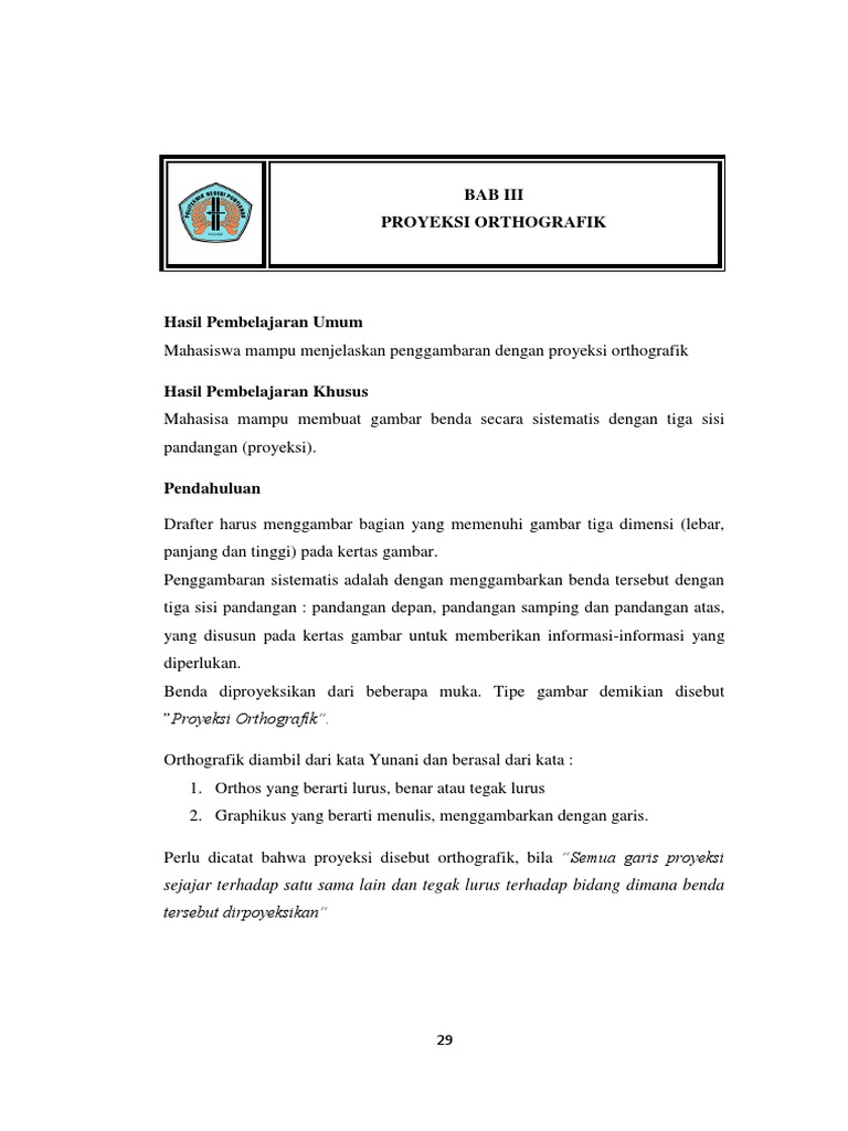 Proyeksi Orthografik: Sistem Amerika | PDF | Komputer