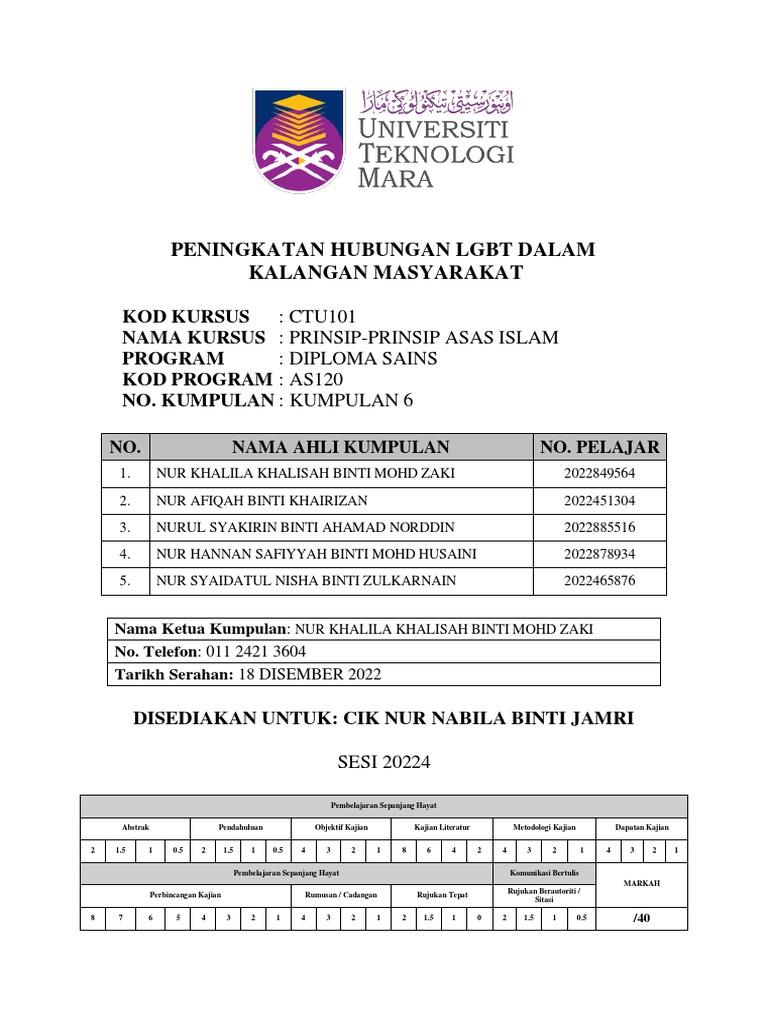 Ctu101 Assignment | PDF