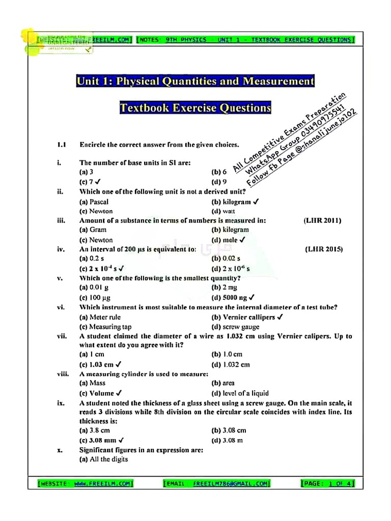 Physics Notes SST | PDF