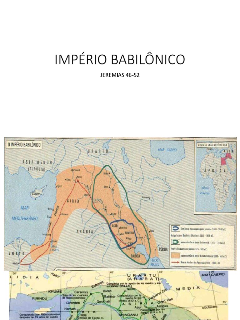 Jeremias Mapa Império Babilônico | PDF