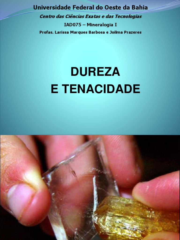 Aula 4 Prática - Dureza e Tenacidade | PDF