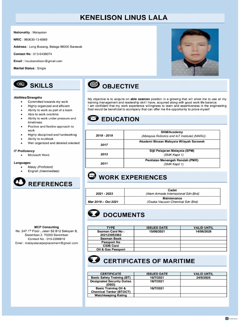 Resume Kenelison Linus Lala | PDF