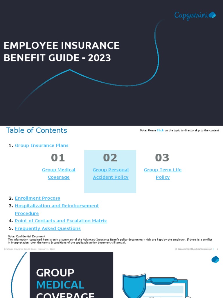 Employee Insurance Benefit Guide 2023 | PDF | Hospital | Insurance