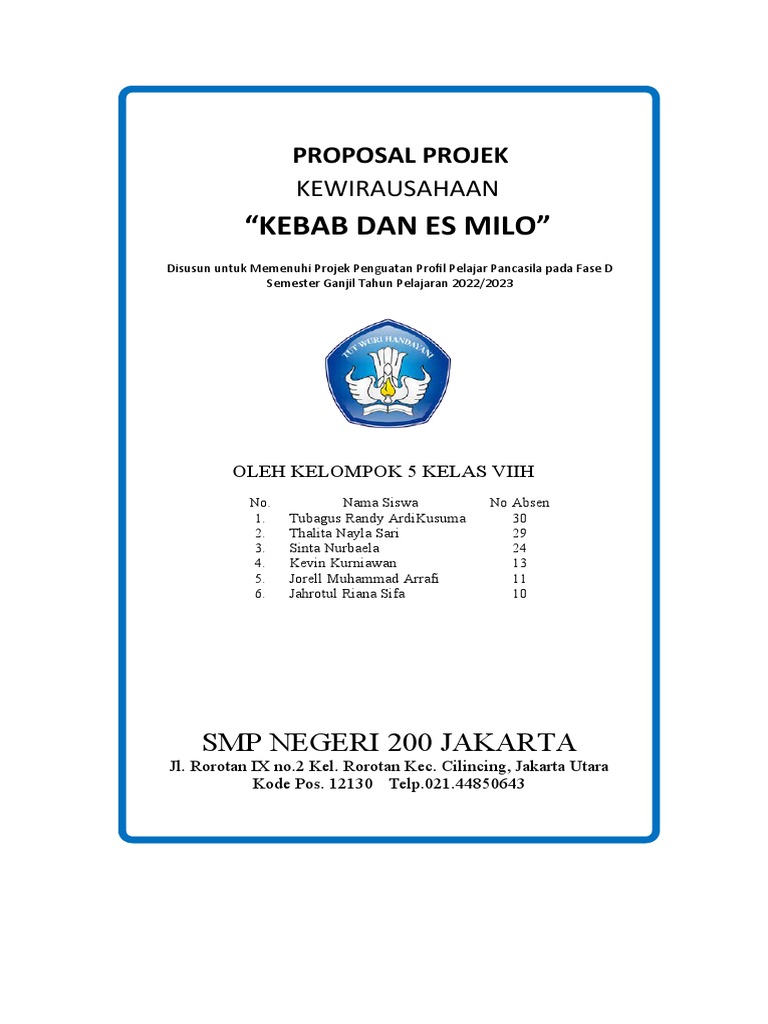 Contoh - Proposal - 2023 - (1) (1) Sudah Diedit | PDF