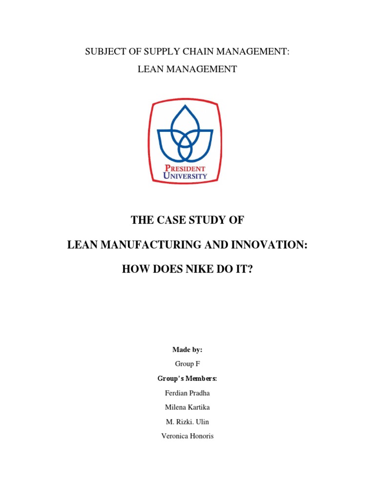 Paper Mid Assignment of Supply Chain Management Group F | PDF | Lean Manufacturing | Inventory