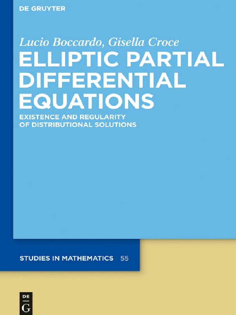 Lucio Boccardo, Gisella Croce - Elliptic Partial Differential Equations-De Gruyter (2013) | PDF ...
