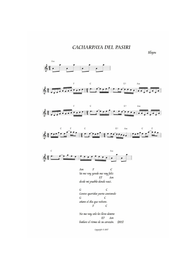 Cacharpaya de Pasiri | PDF