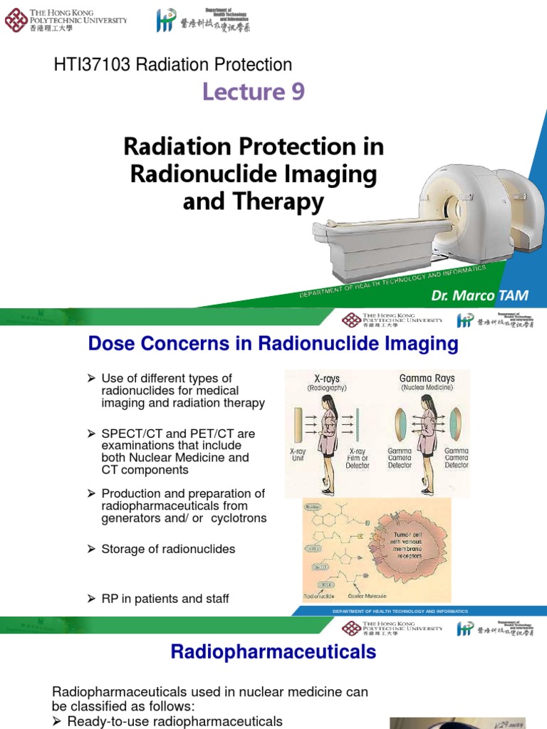 Radiation Protection in Radionuclide Imaging and Therapy | PDF ...